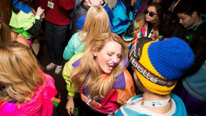 Retro Ski Lodge Block Party - Winter Olympics | StyleChicago.com