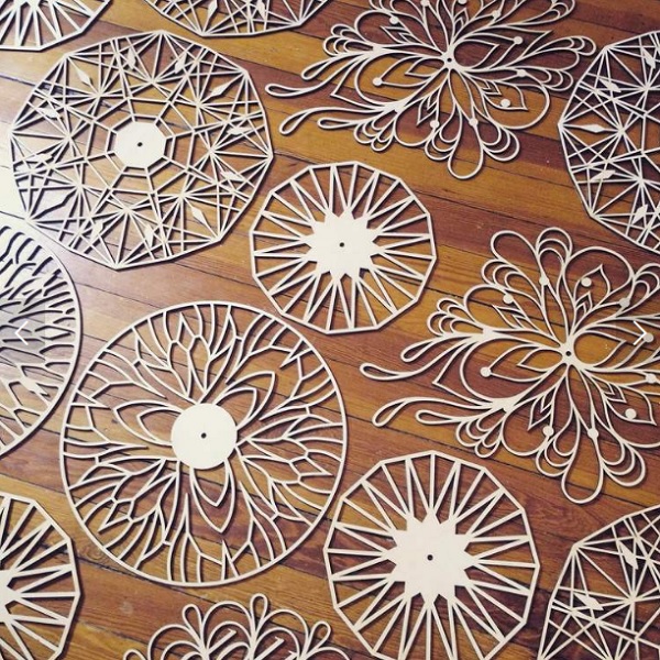 Sarah Mimo Manufactory - Laser Cut Wood Clocks & Sculptures