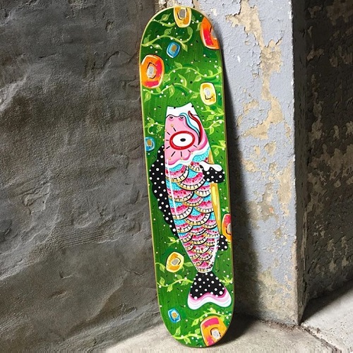 Hello Amanda Shell - PoPtimist Art Exploding with Color and Optimism